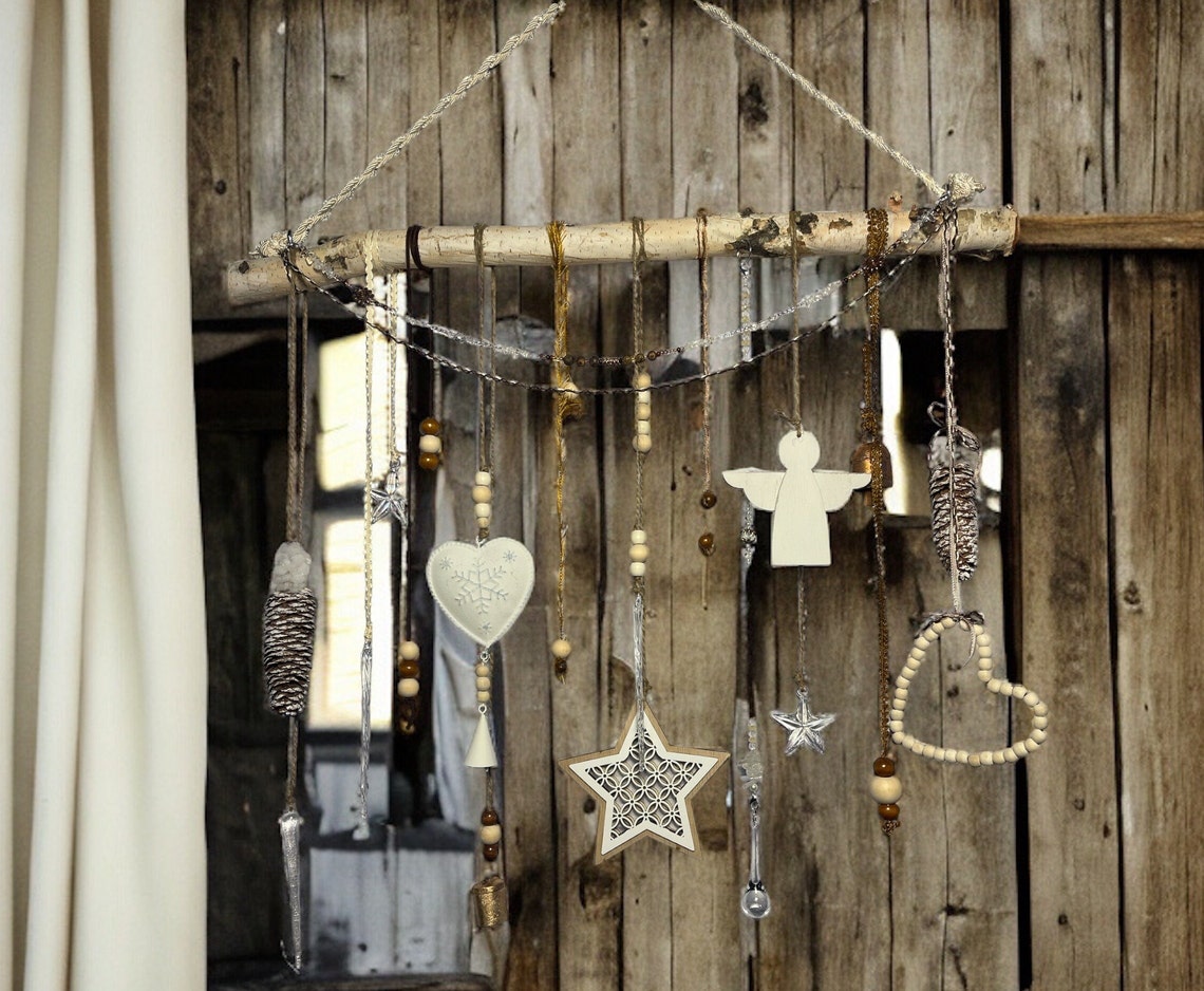 Birch Wood Rustic Window/wall Decor 25”w - Etsy