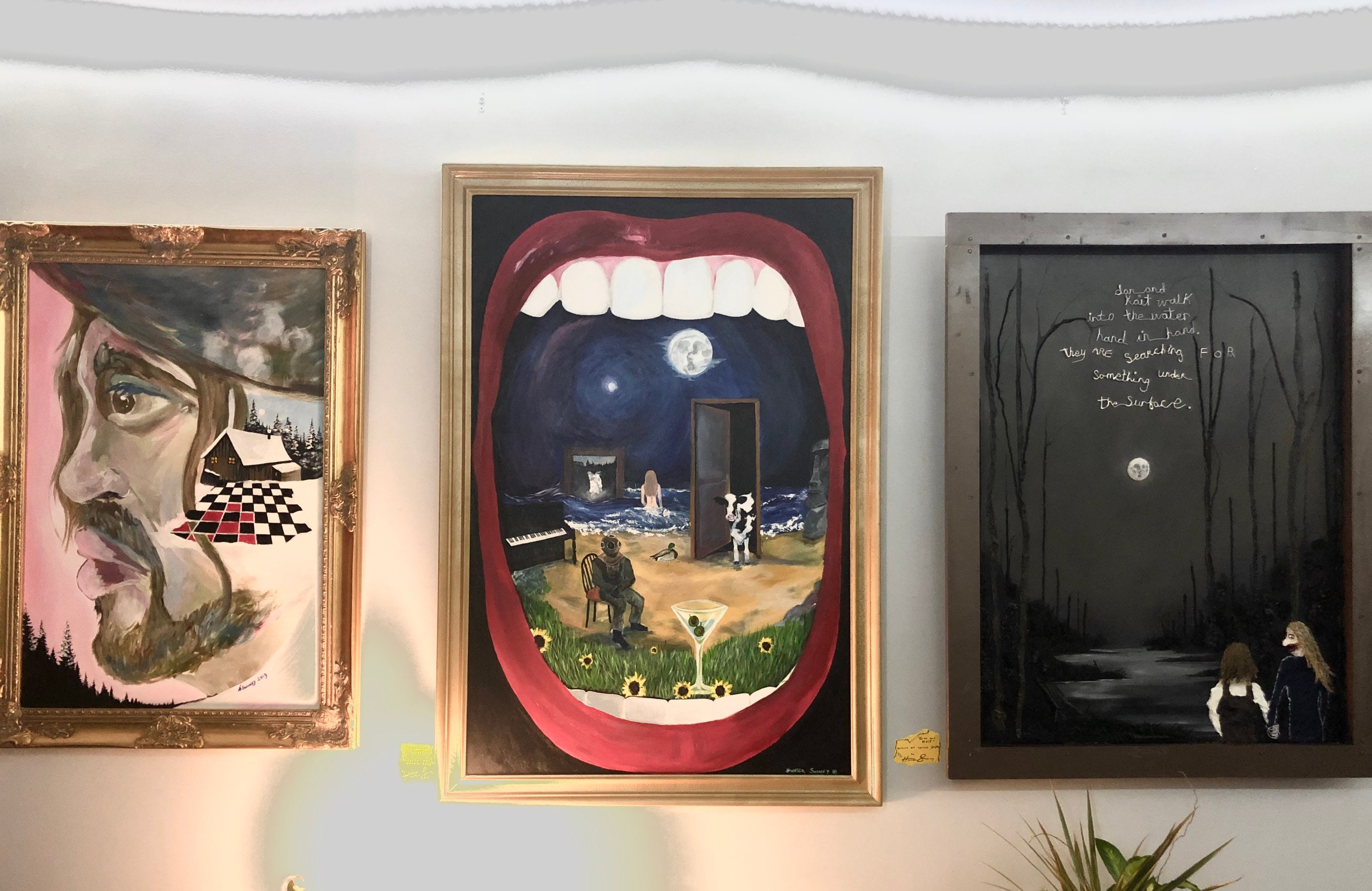 Original Surrealism Acrylic Abstract Symbolism Painting Dream - Etsy
