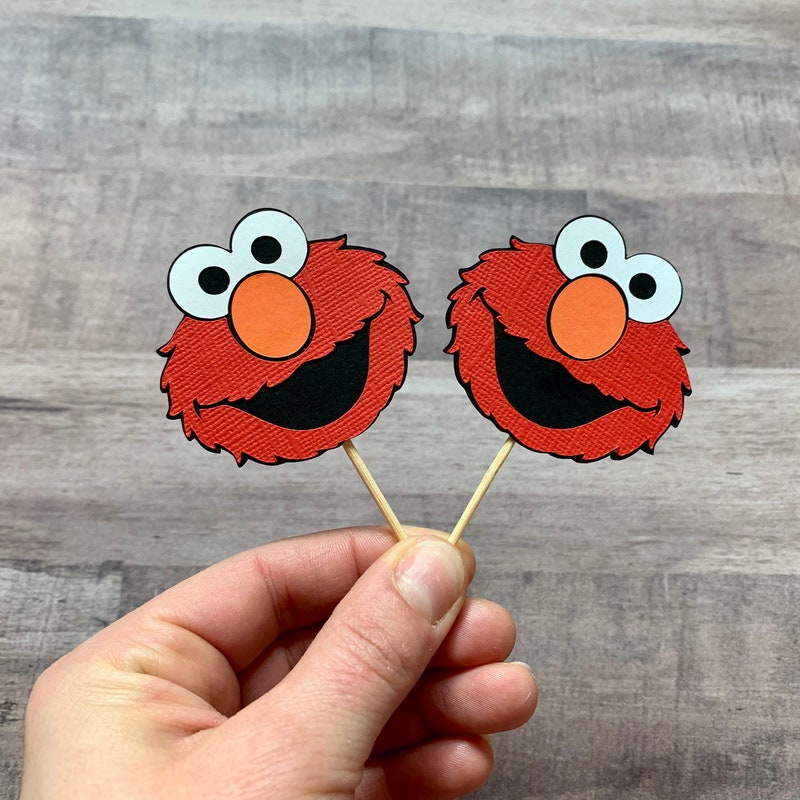 Elmo Cake Topper - Etsy