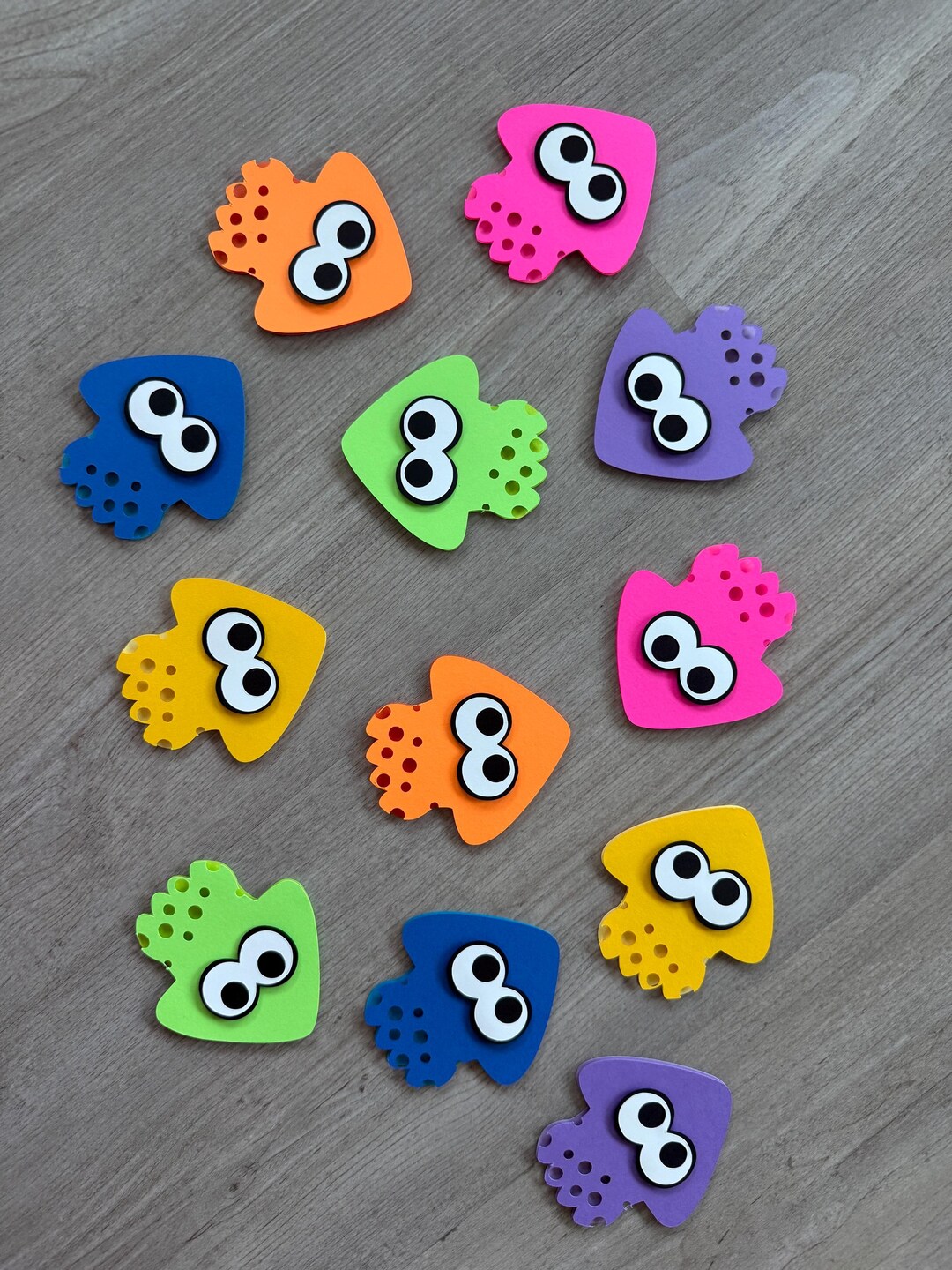Handmade Splatoon Squid Cutouts: Video Game Party Decorations - Etsy