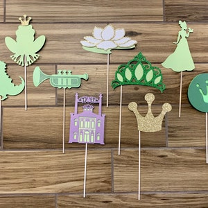 Princess Tiana Party Props: Handmade Princess and the Frog Decorations ...