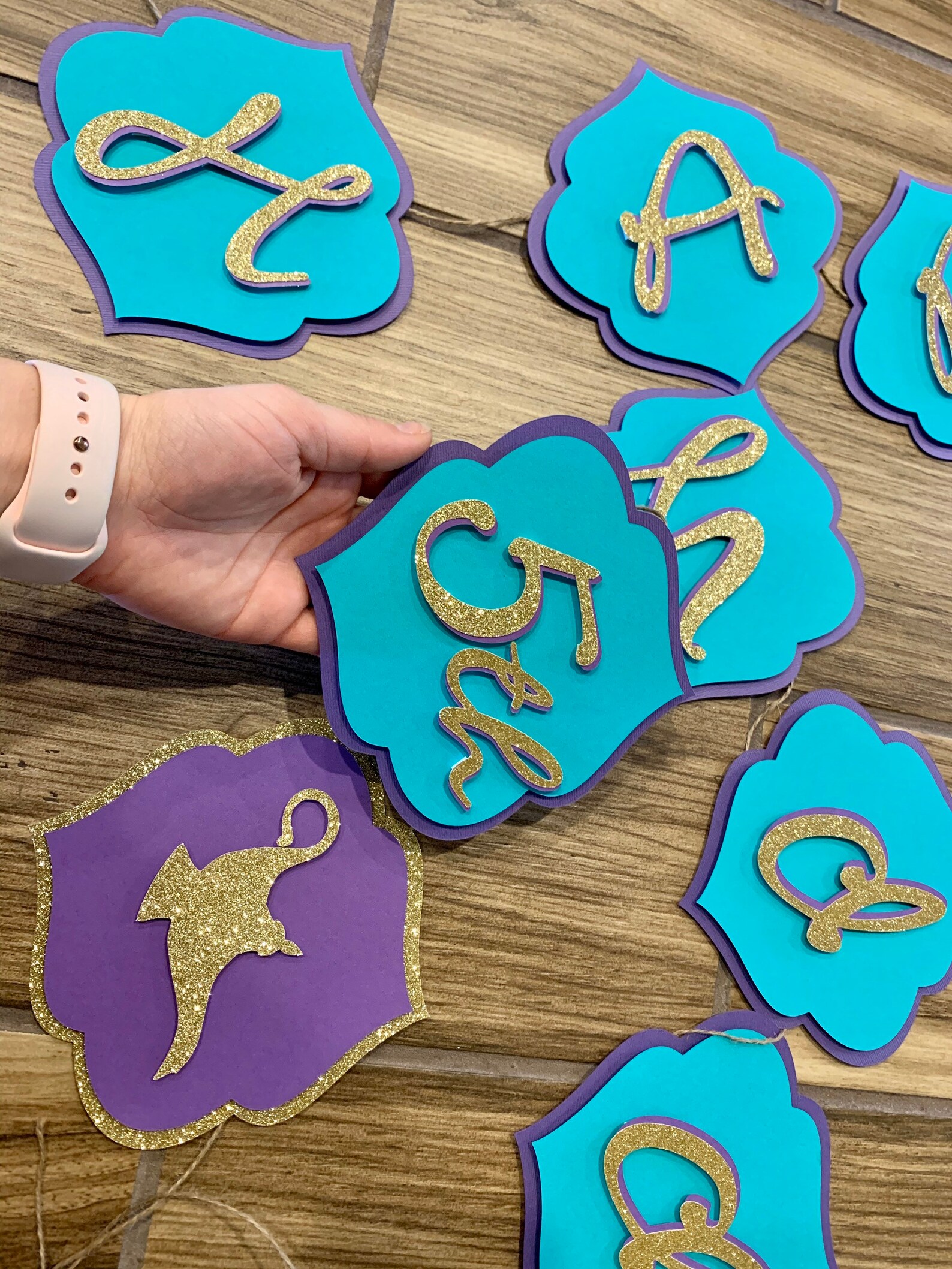Princess Jasmine Birthday Banner: Aladdin Party Decor - Etsy