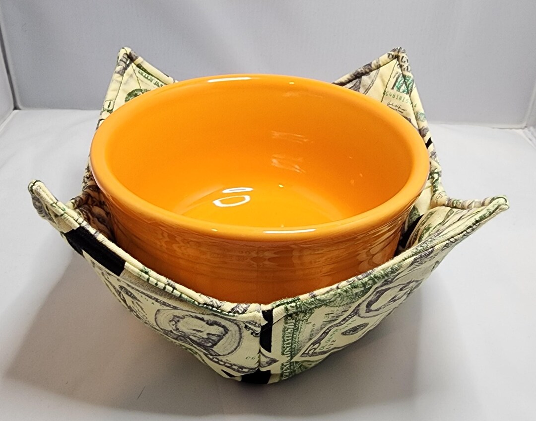 Money Microwavable Bowl Cozy - Etsy