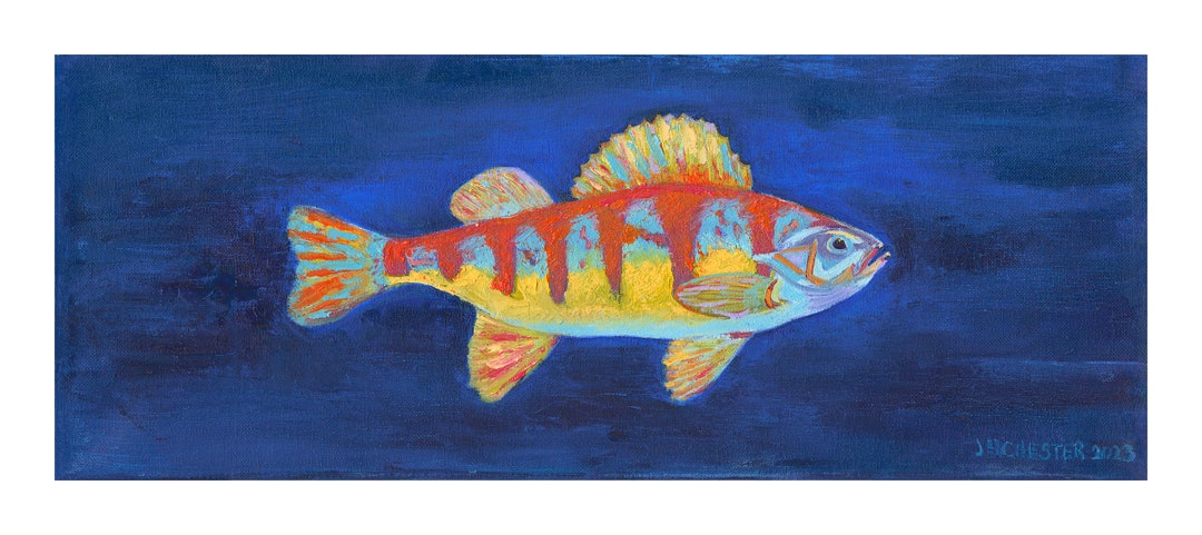 Party Perch "frida" PROFESSIONAL PRINT of Original Oil Painting in ...