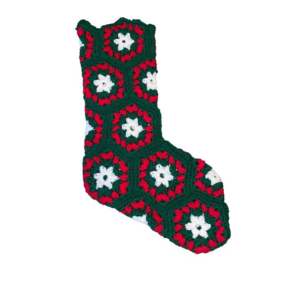 Hexagon Stocking Crochet Pattern - Etsy