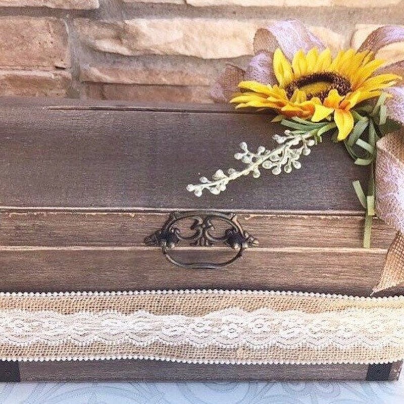 Rustic Wedding Box - Etsy