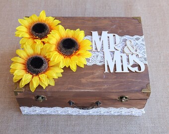 Sunflower Card Box | Etsy