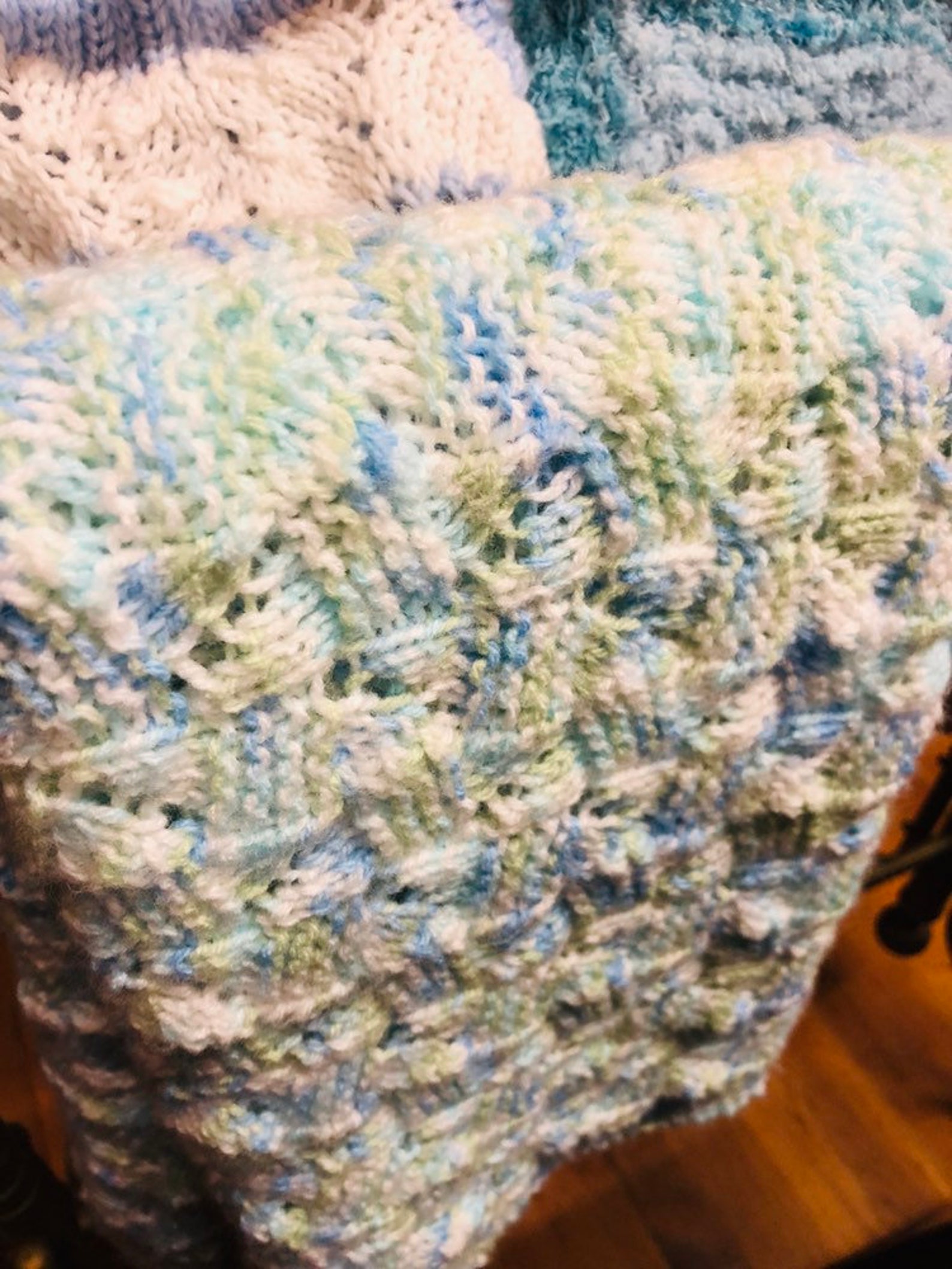 Staggered Squares Baby Blanket | Etsy