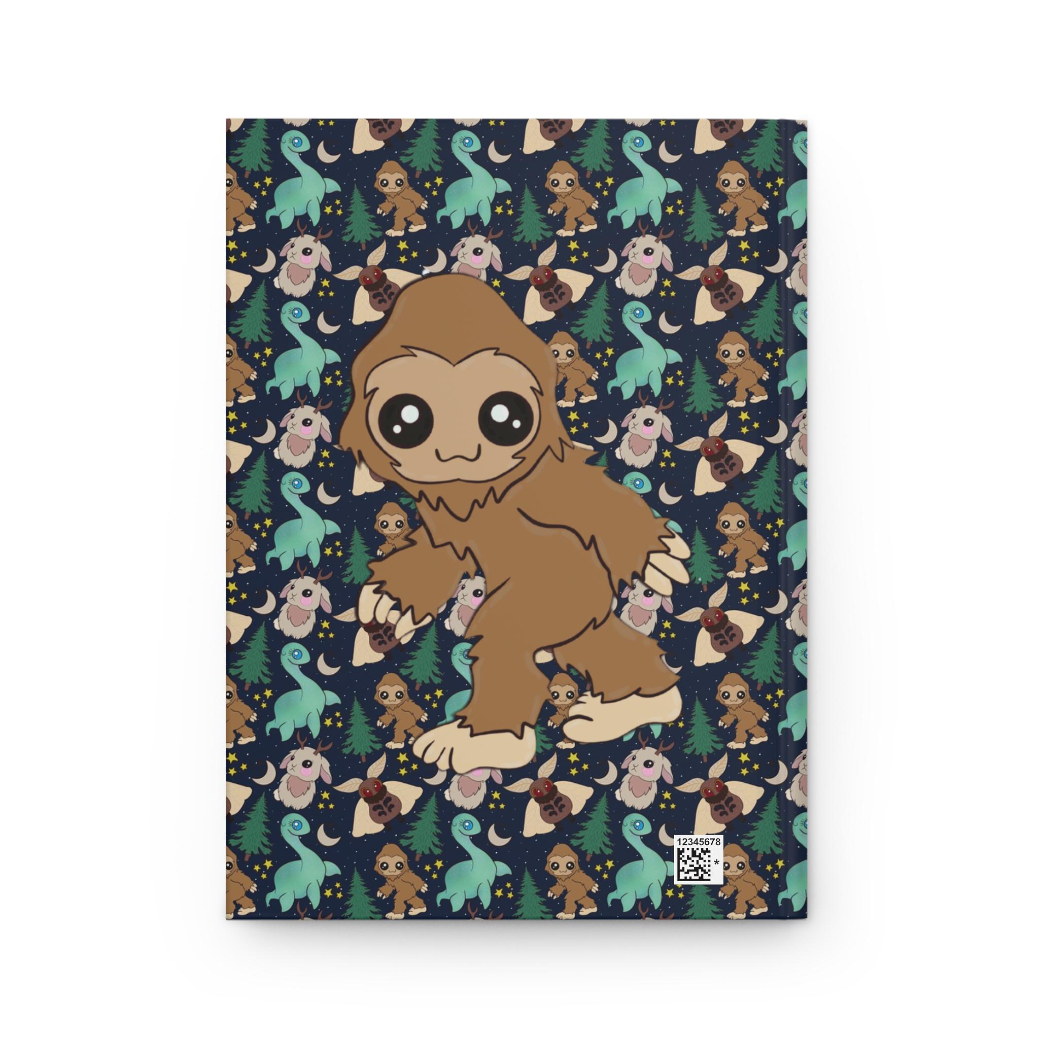 Cute Cryptid Journal, Stay Weird Hardcover Lined Notebook, Kawaii ...