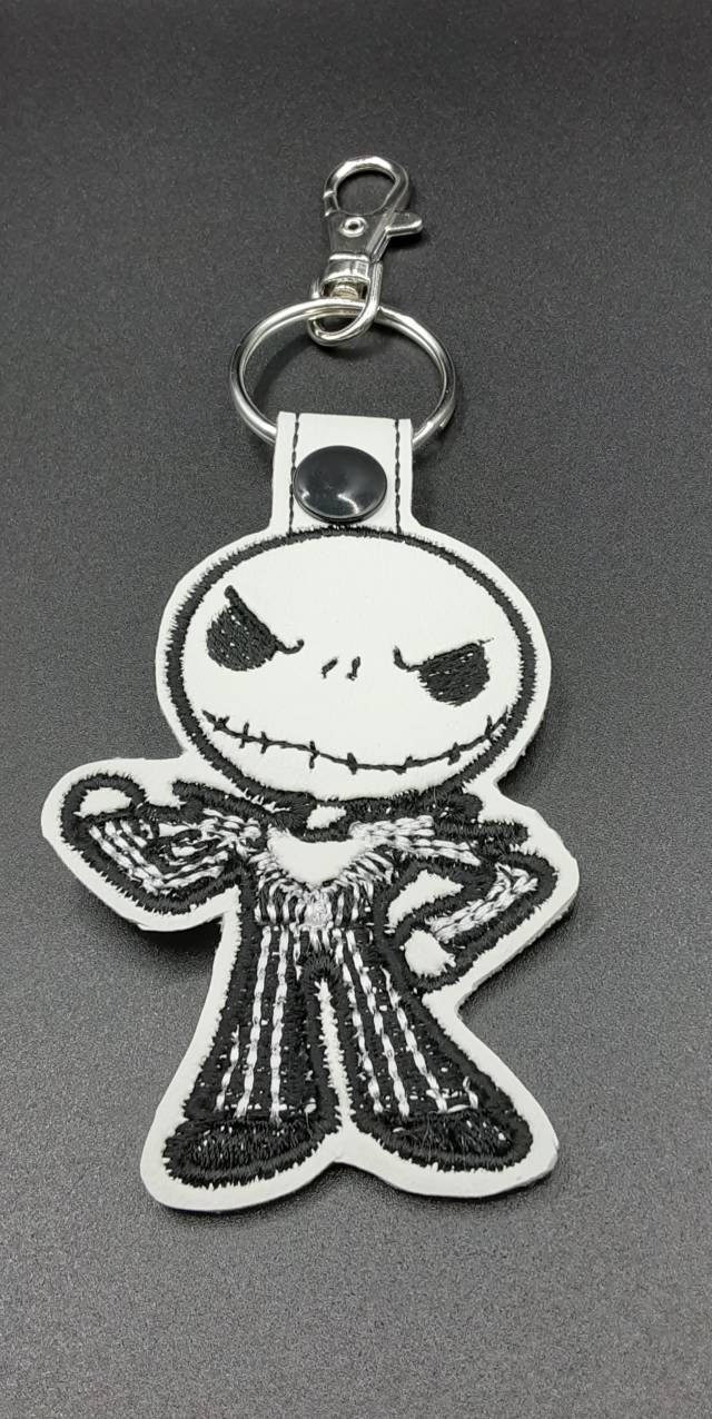 Jack Skellington Clip on Keychain, Nightmare Before Christmas Cute ...