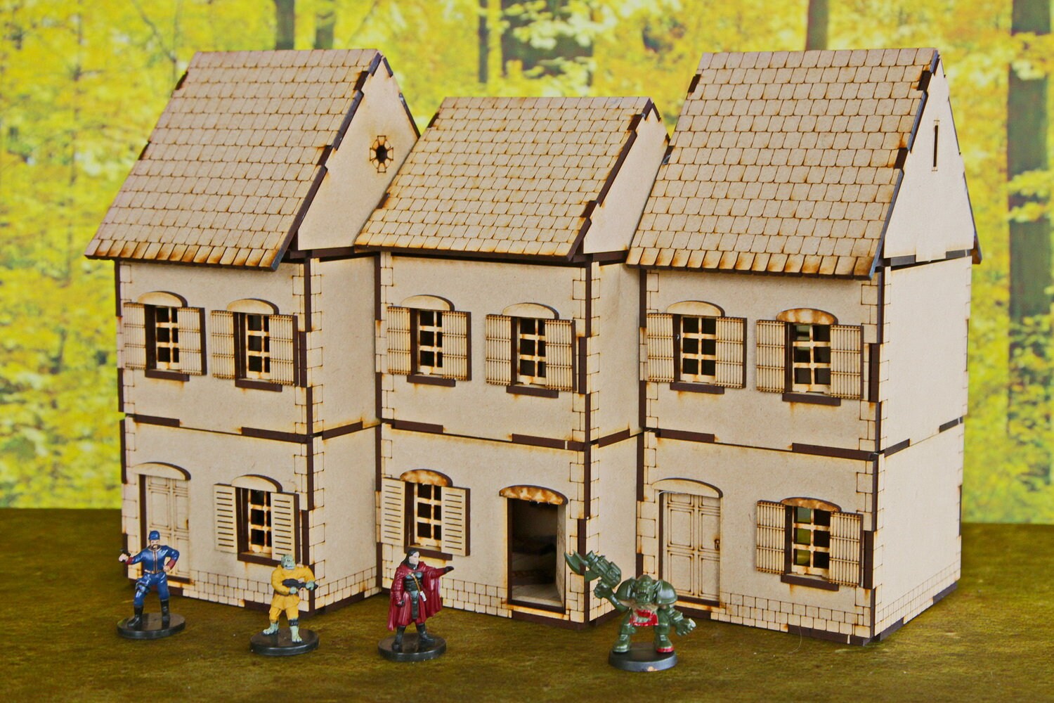Toys & Games Board Games Games & Puzzles 3 French Rural Buildings 28mm ...