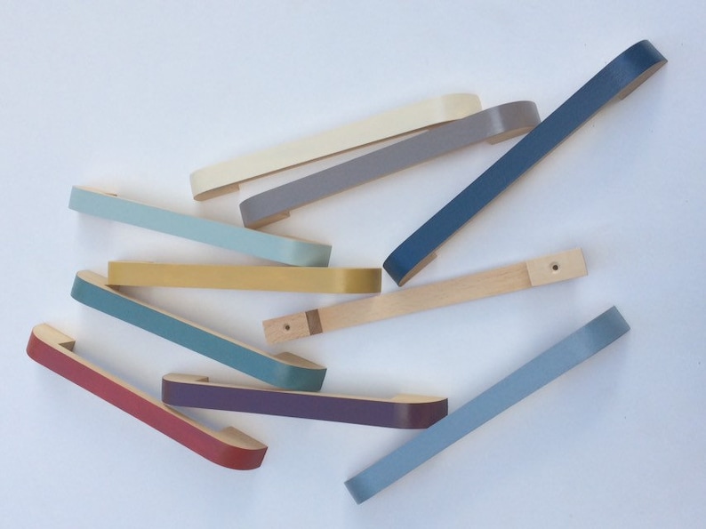 SW106 Modern Colors Handles/children Room Handles/wooden - Etsy