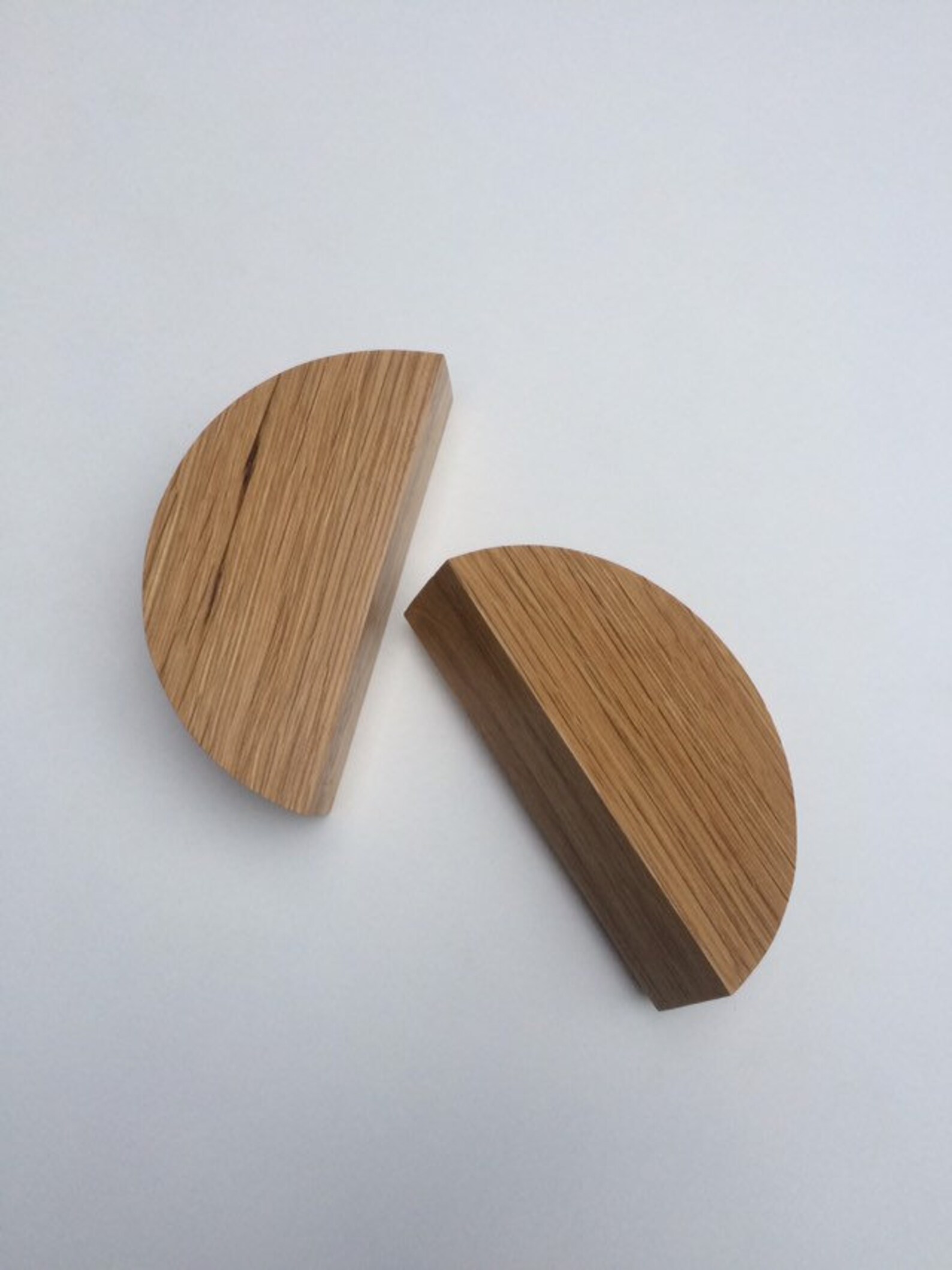 SW012 Circular Handles/half Moon Handles/wooden - Etsy