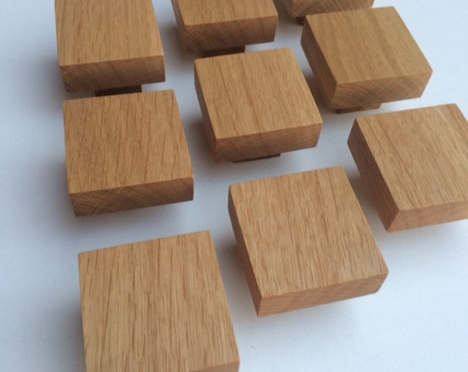 SW051 Oak Square Knobs ,square Knobs,modern Knob,pull - Etsy