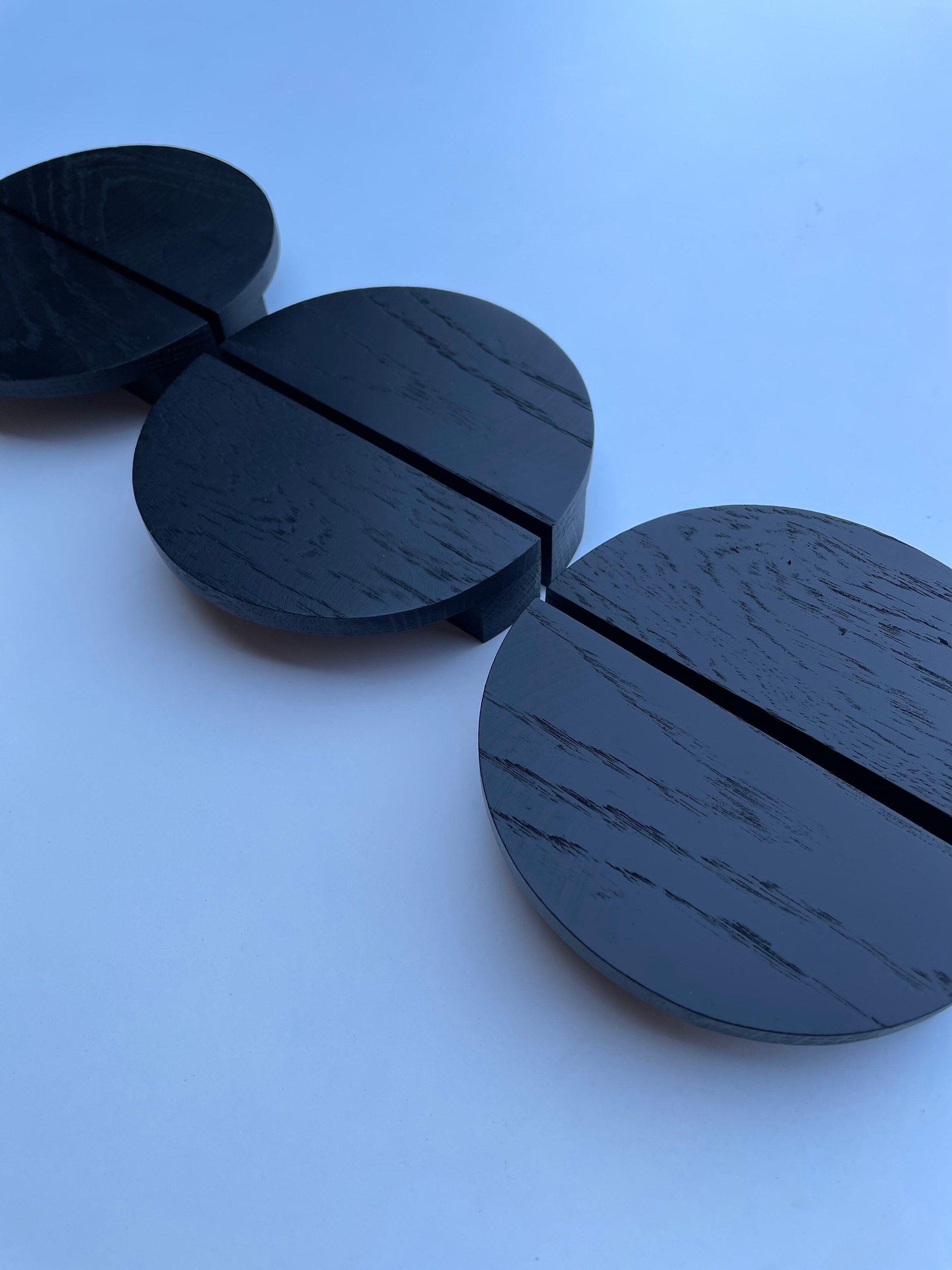 SW012 Circular Handles/half Moon Handles/wooden - Etsy