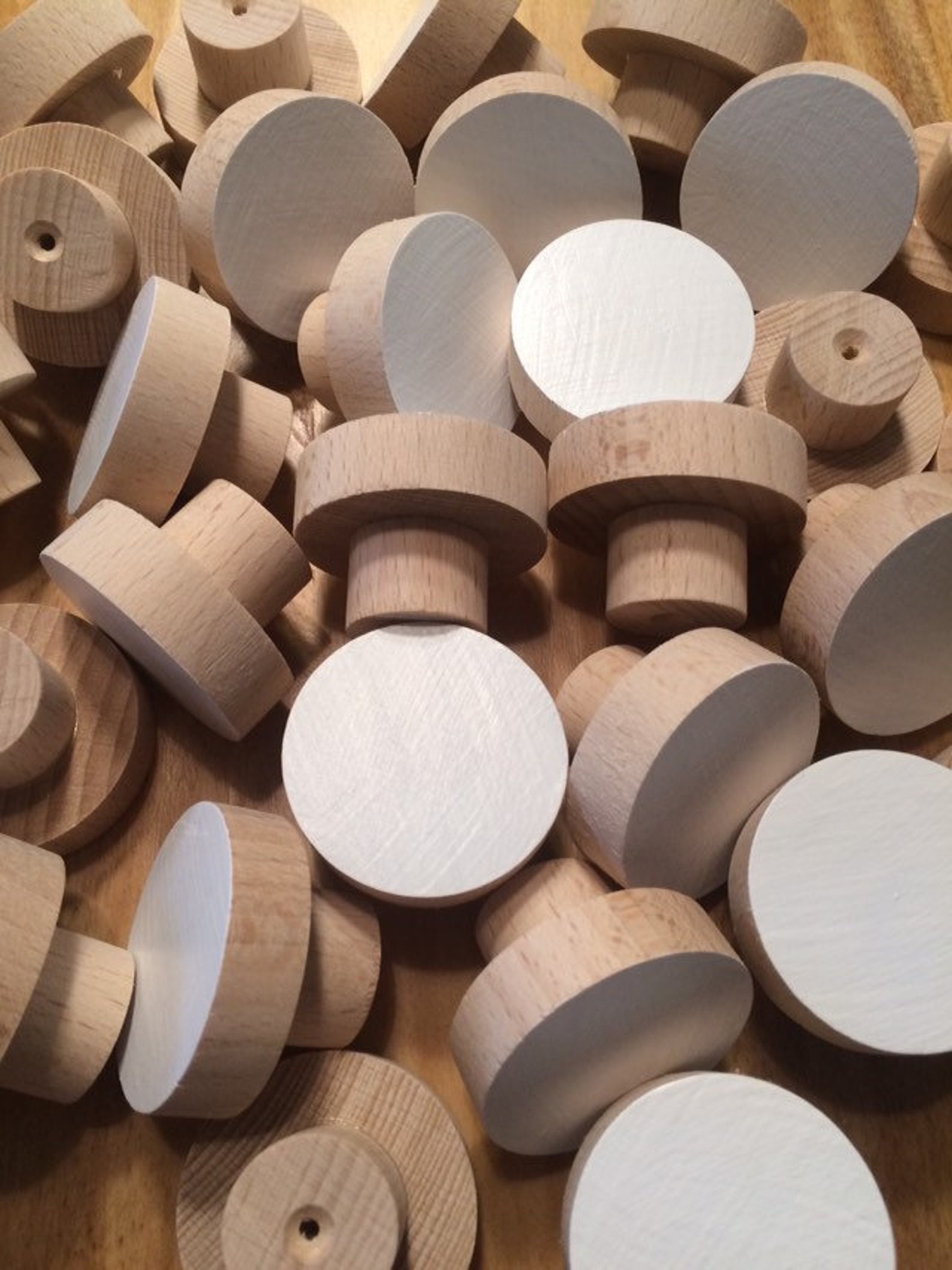 SW011 Round Wooden Knobs/colours Pulls/drawer/cabinet - Etsy