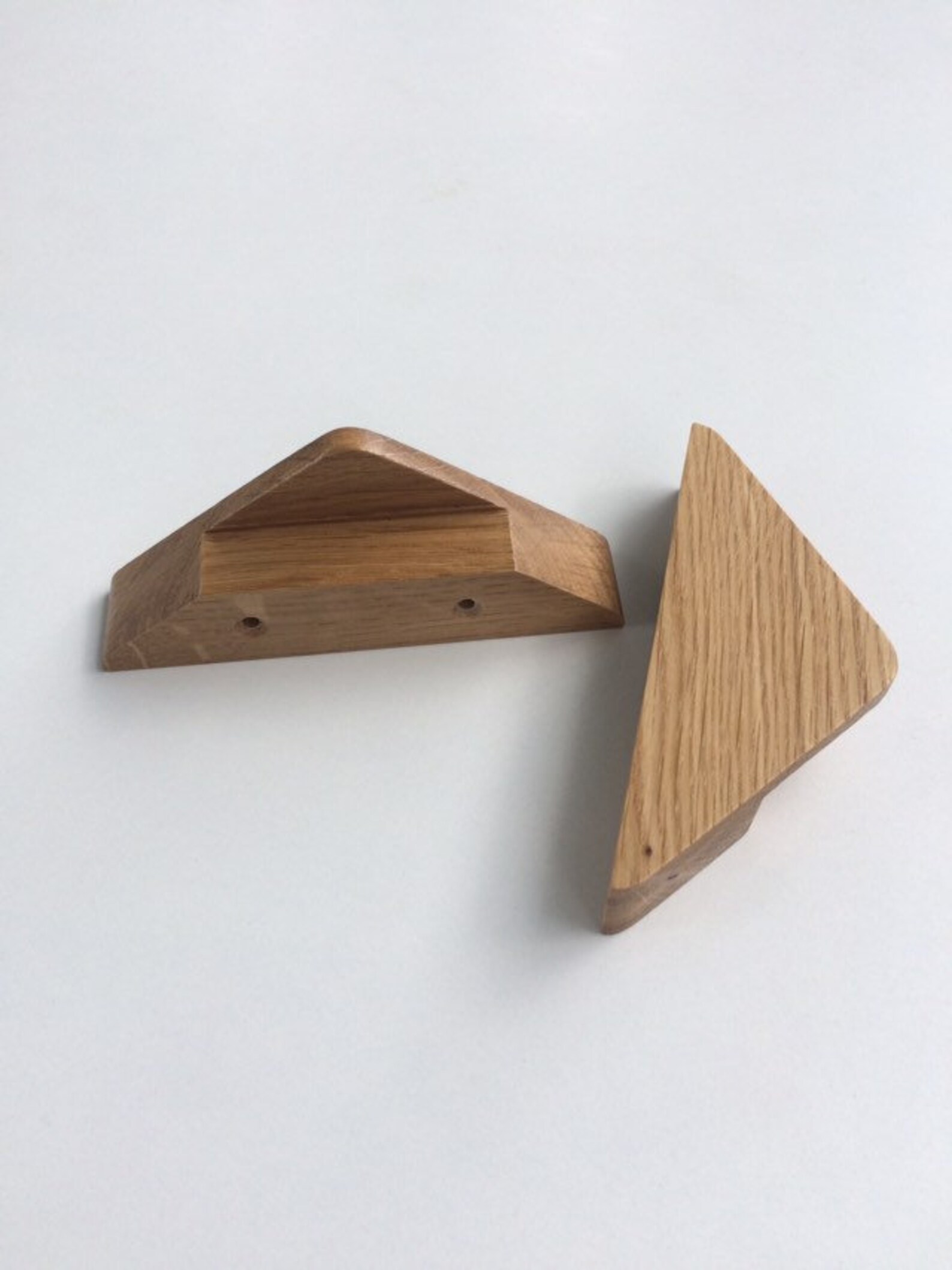 SW061 Triangle Handles/oaq Handles/cabinet Drawer/modern Wooden Handles ...