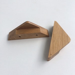 SW061 Triangle Handles/oaq Handles/cabinet Drawer/modern Wooden Handles ...