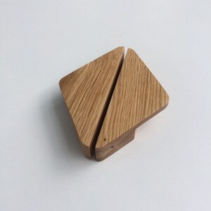 SW061 Triangle Handles/oaq Handles/cabinet Drawer/modern Wooden Handles ...