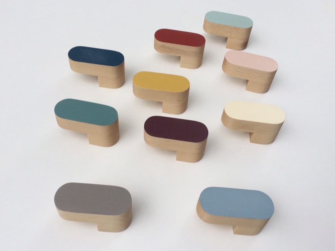 SW027 Colors Wall Hooks/wooden Hooks/modern Hook - Etsy