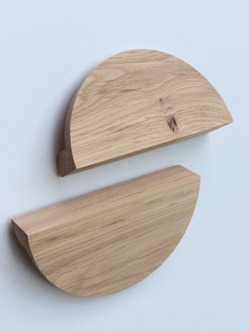 SW034 Pair half moon handlesCabinet pullmodern | Etsy