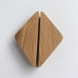 SW061 Triangle Handles/oaq Handles/cabinet Drawer/modern Wooden Handles ...