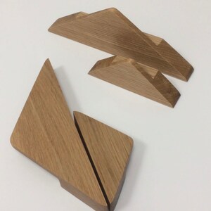 SW061 Triangle Handles/oaq Handles/cabinet Drawer/modern Wooden Handles ...