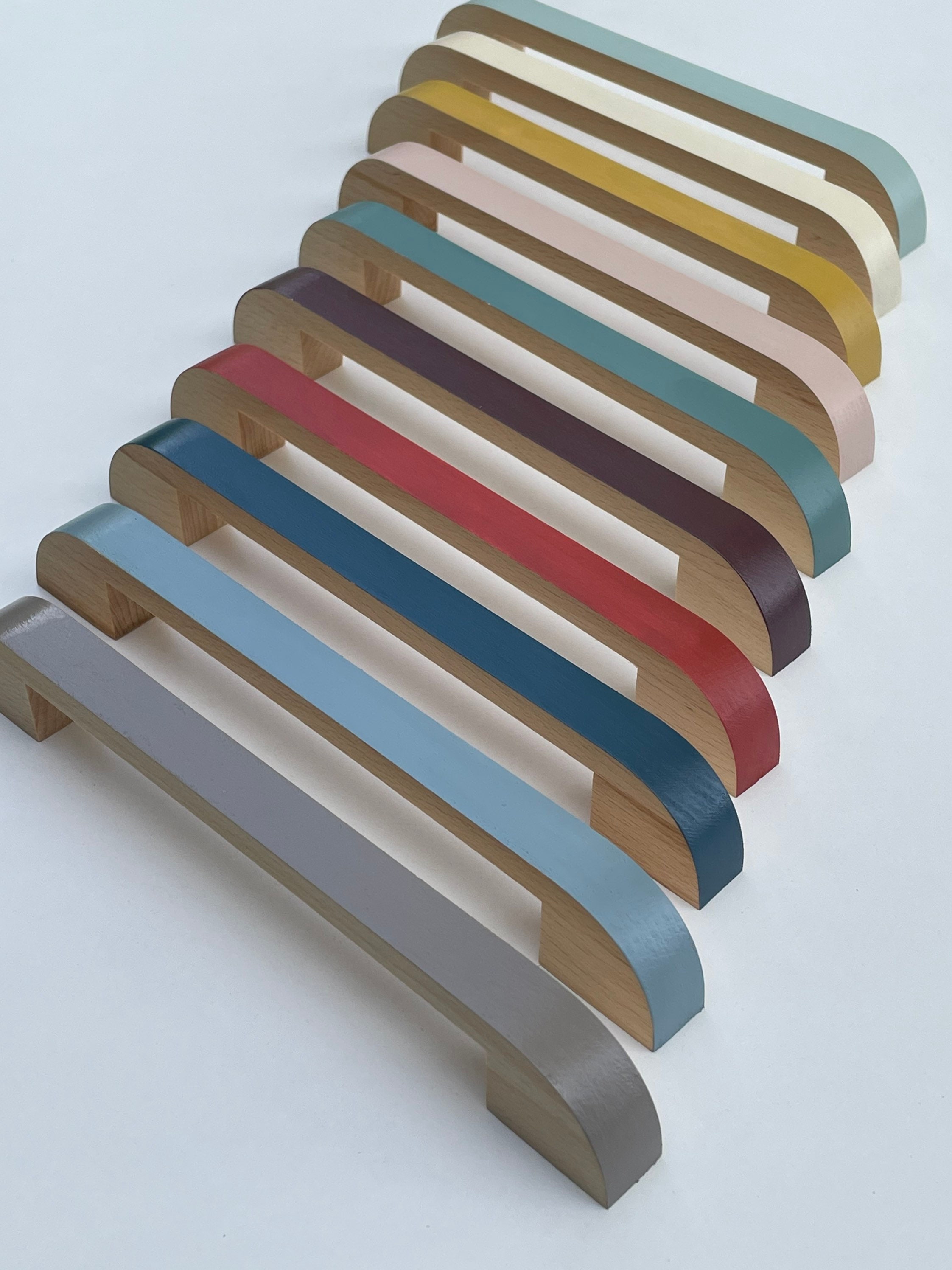 SW106 Modern Colors Handles/children Room Handles/wooden - Etsy