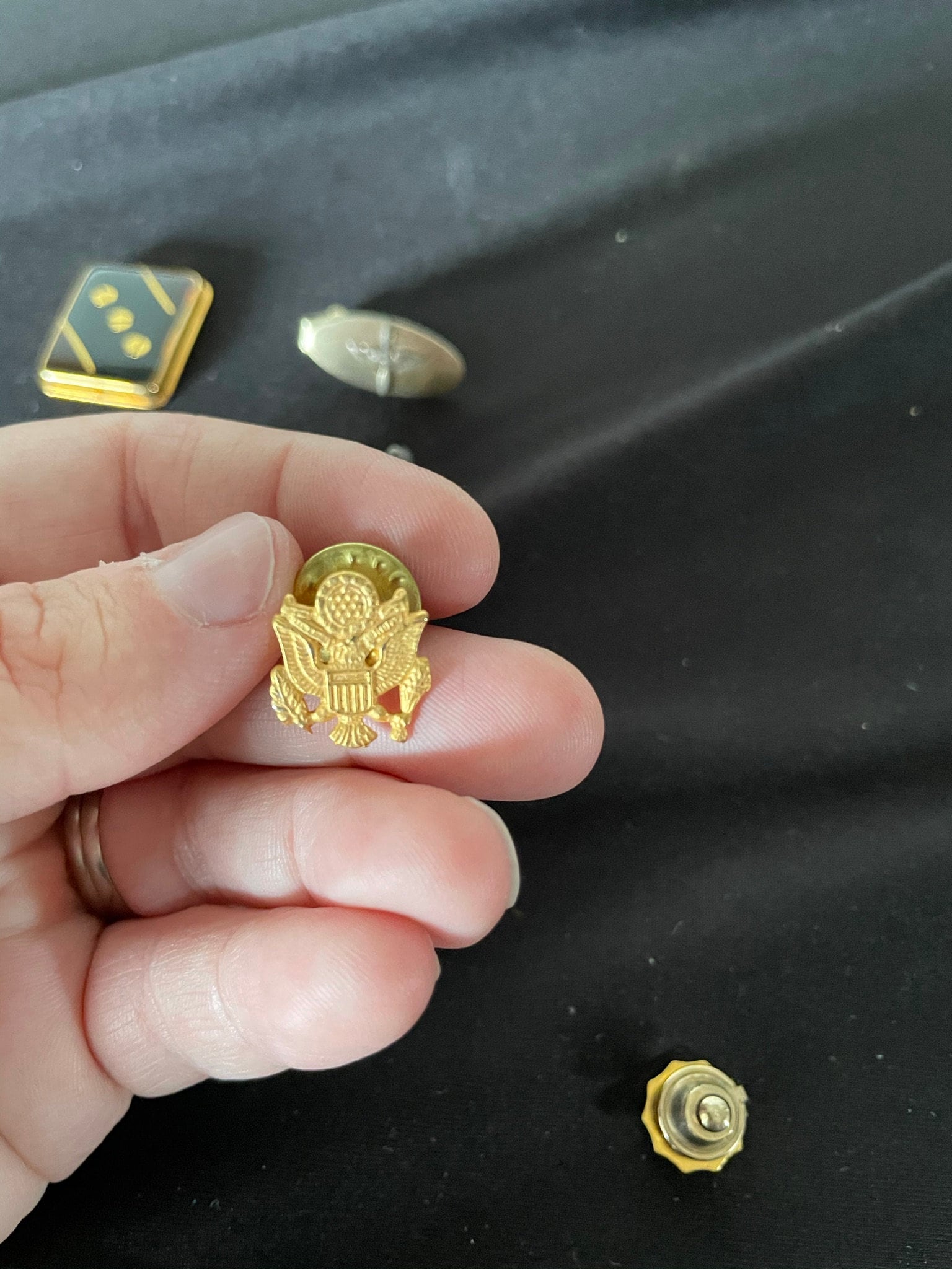 Rare Vintage 40s World War II Pins - US Military Eagle, Army Air Forces ...