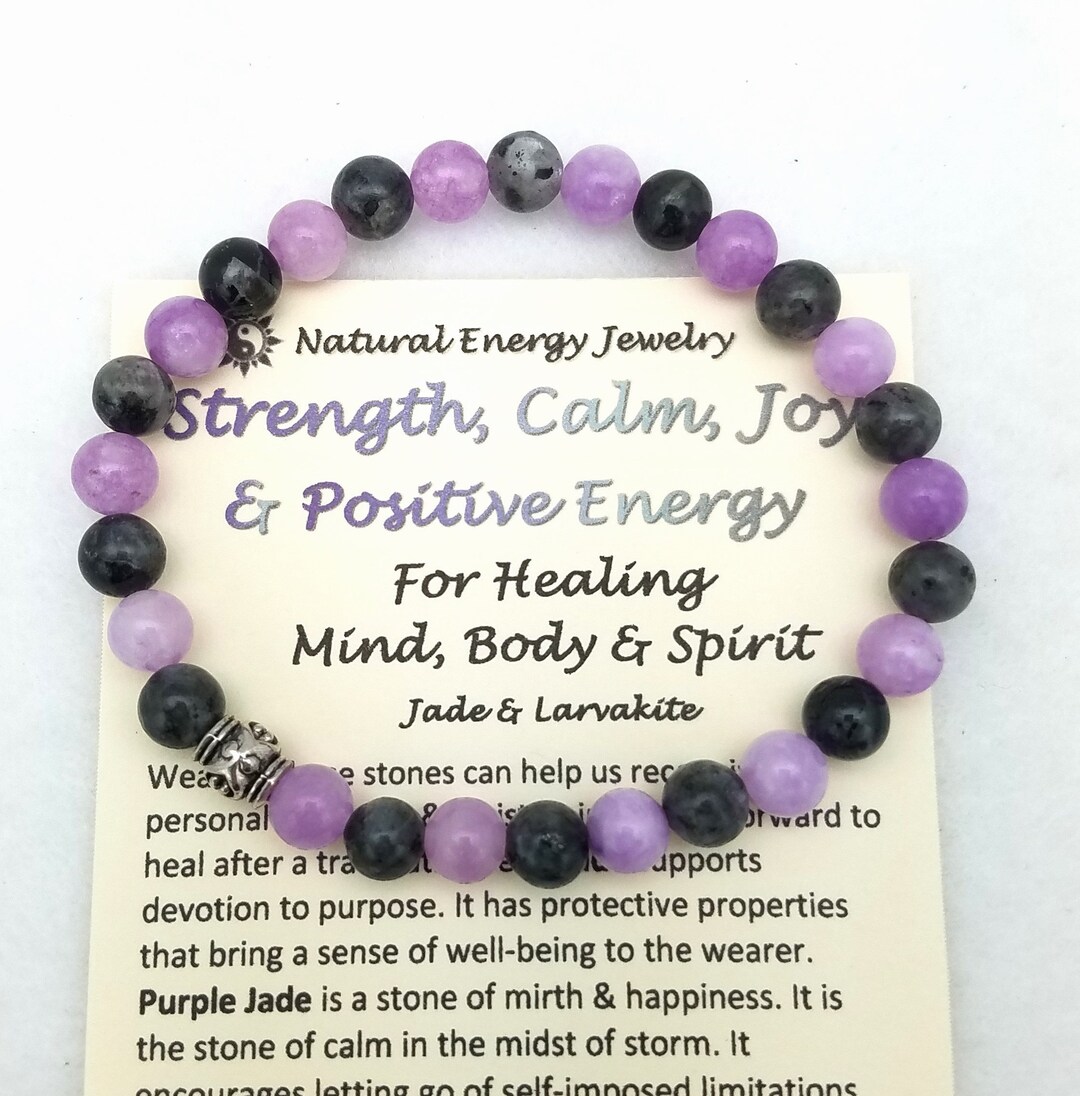 Mind, Body & Spirit Joy Healing, Purple Jade and Larvakite Offer ...