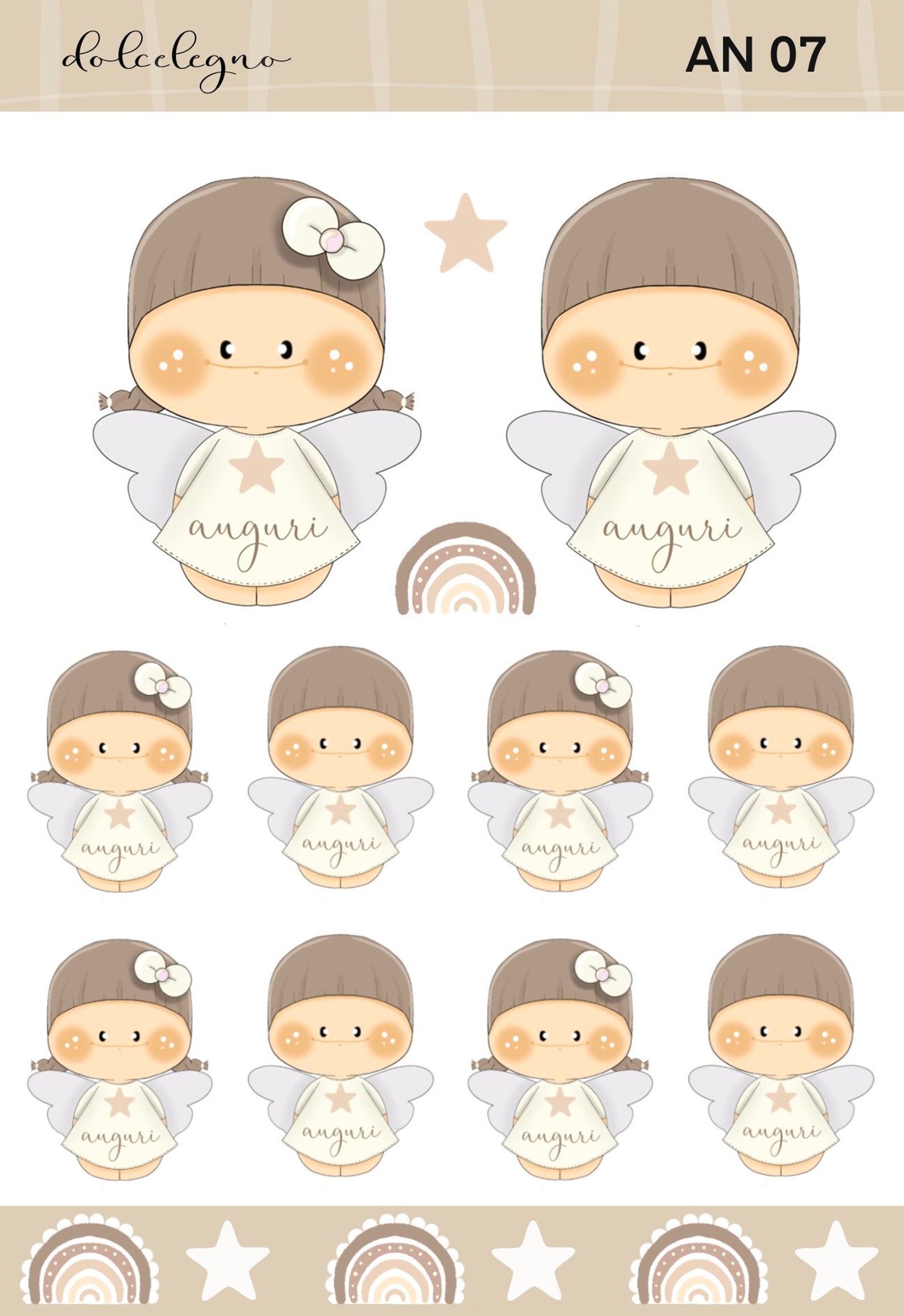 Angel Stickers - Etsy