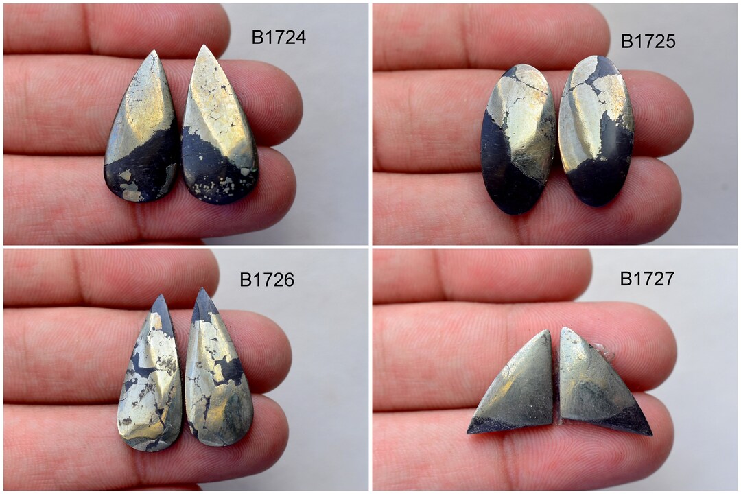 Natural Apache Gold Matched Pair Loose Semi Precious Gemstone - Etsy