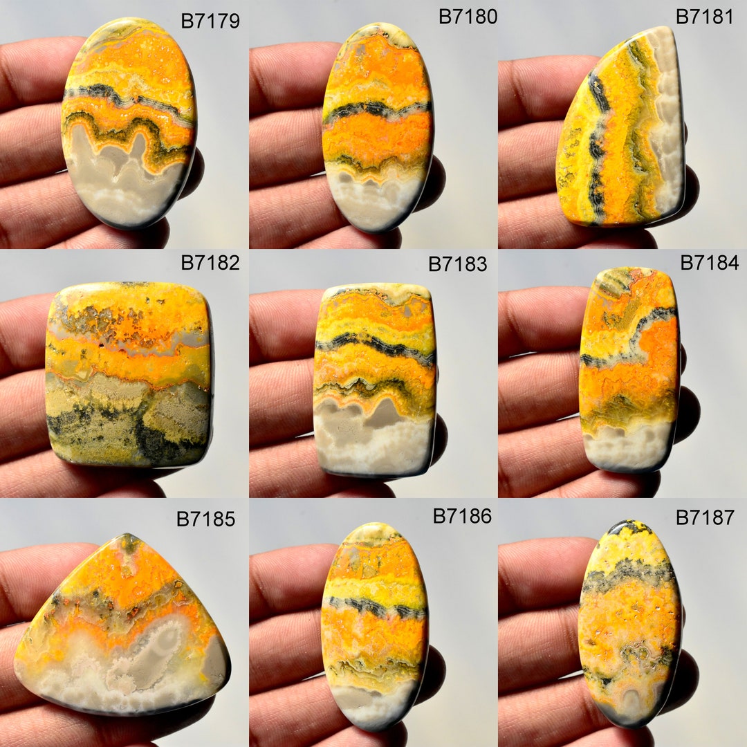 Bumble Bee Cabochon, Bumble Bee Gemstone, Hand Polished, Gemstone ...