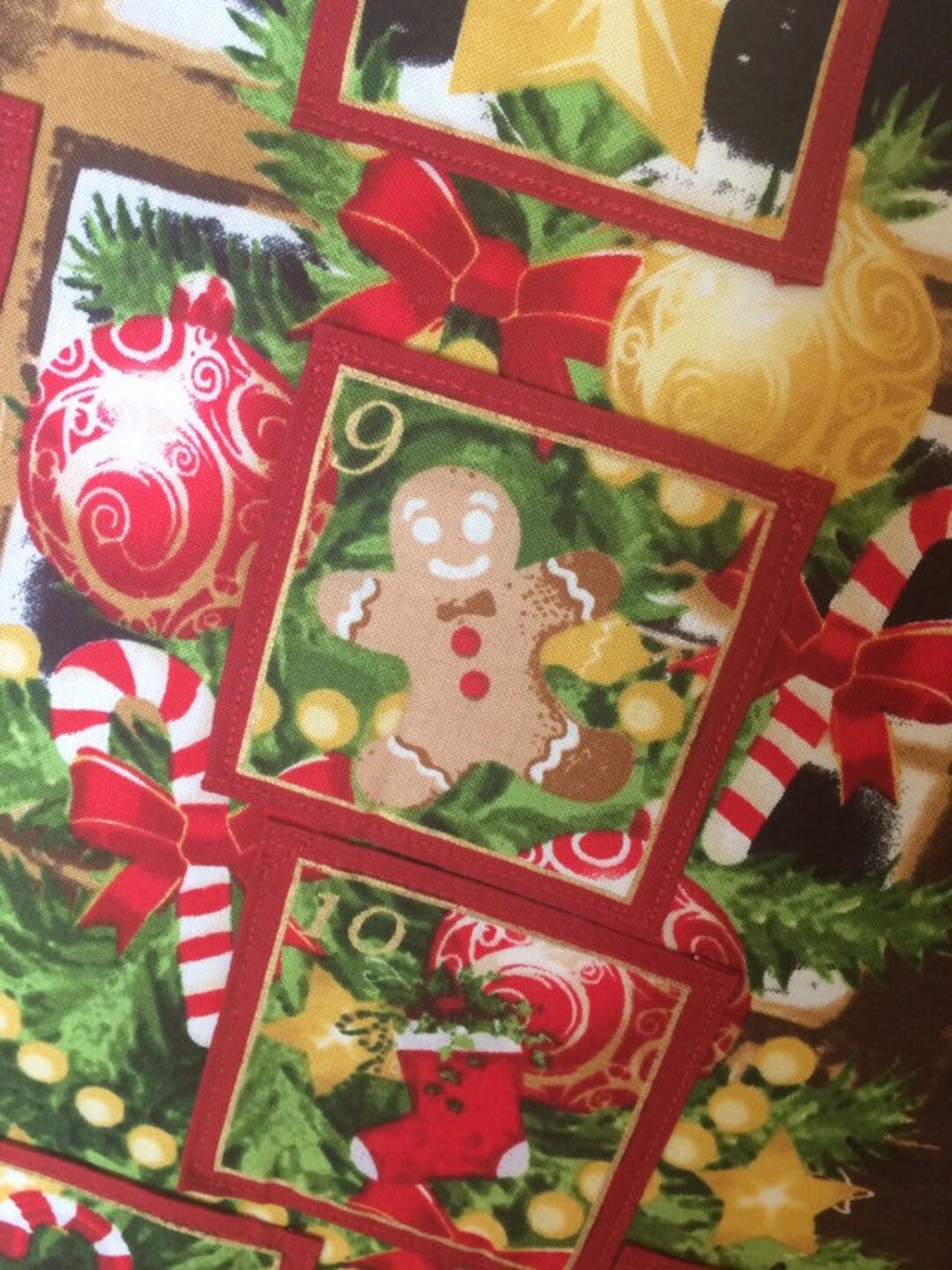 Christmas Advent Calendar, Fabric Advent Calendar, Christmas Countdown ...