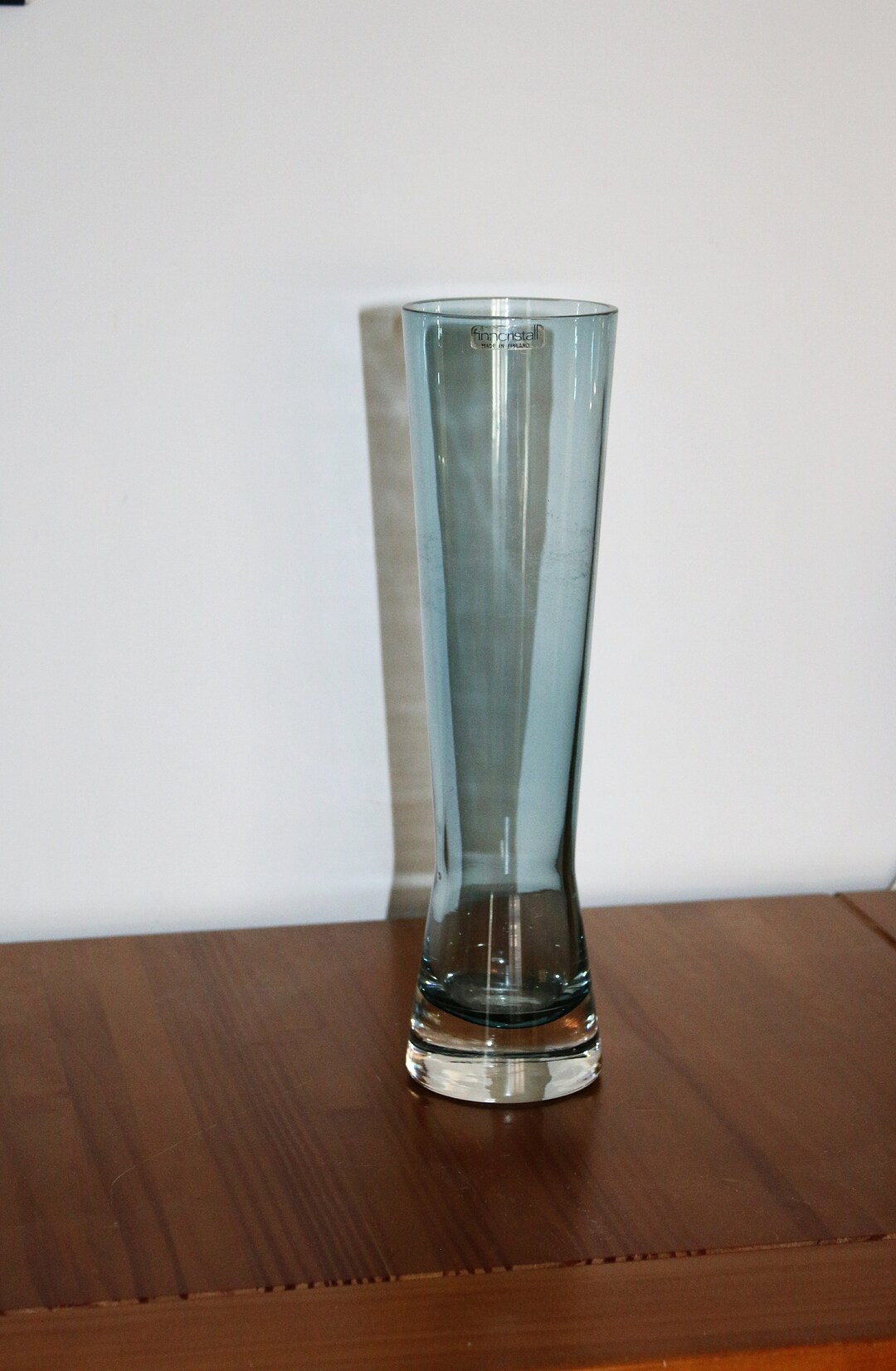 Vintage Finncristall Finnish Glass Vase - Etsy