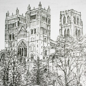 Durham Cathedral Pen and Ink Drawing Original - Etsy