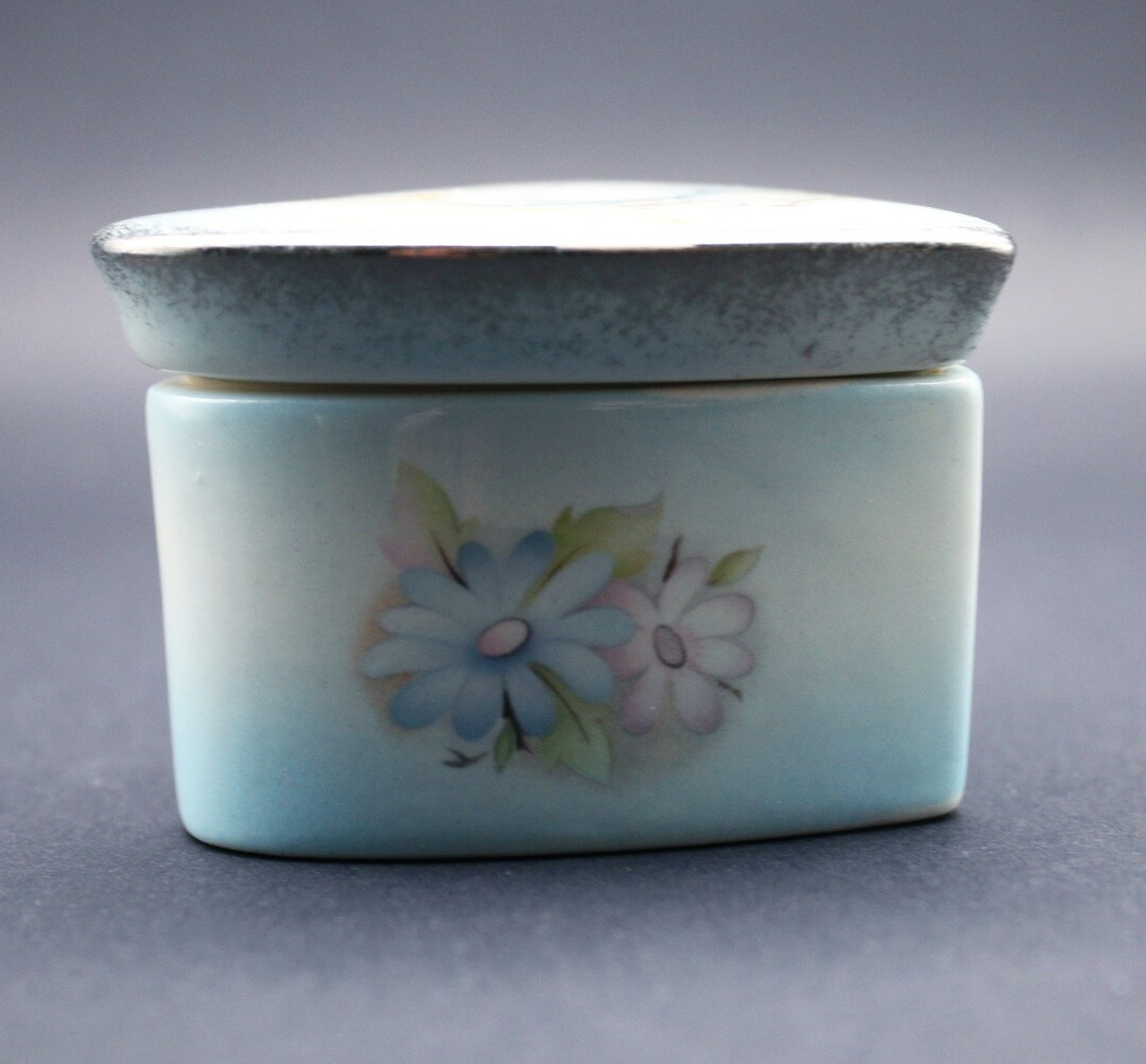 Vintage Royal Worcester Spode, Palissy, Trinket Bowl With Lid - Etsy