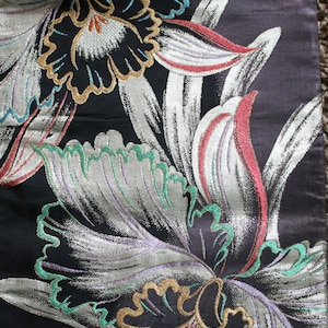 Vintage Japanese Obi Silk Fabric Extra Long Piece - Etsy