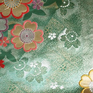 Vintage Japanese Obi Silk Fabric Piece - Etsy