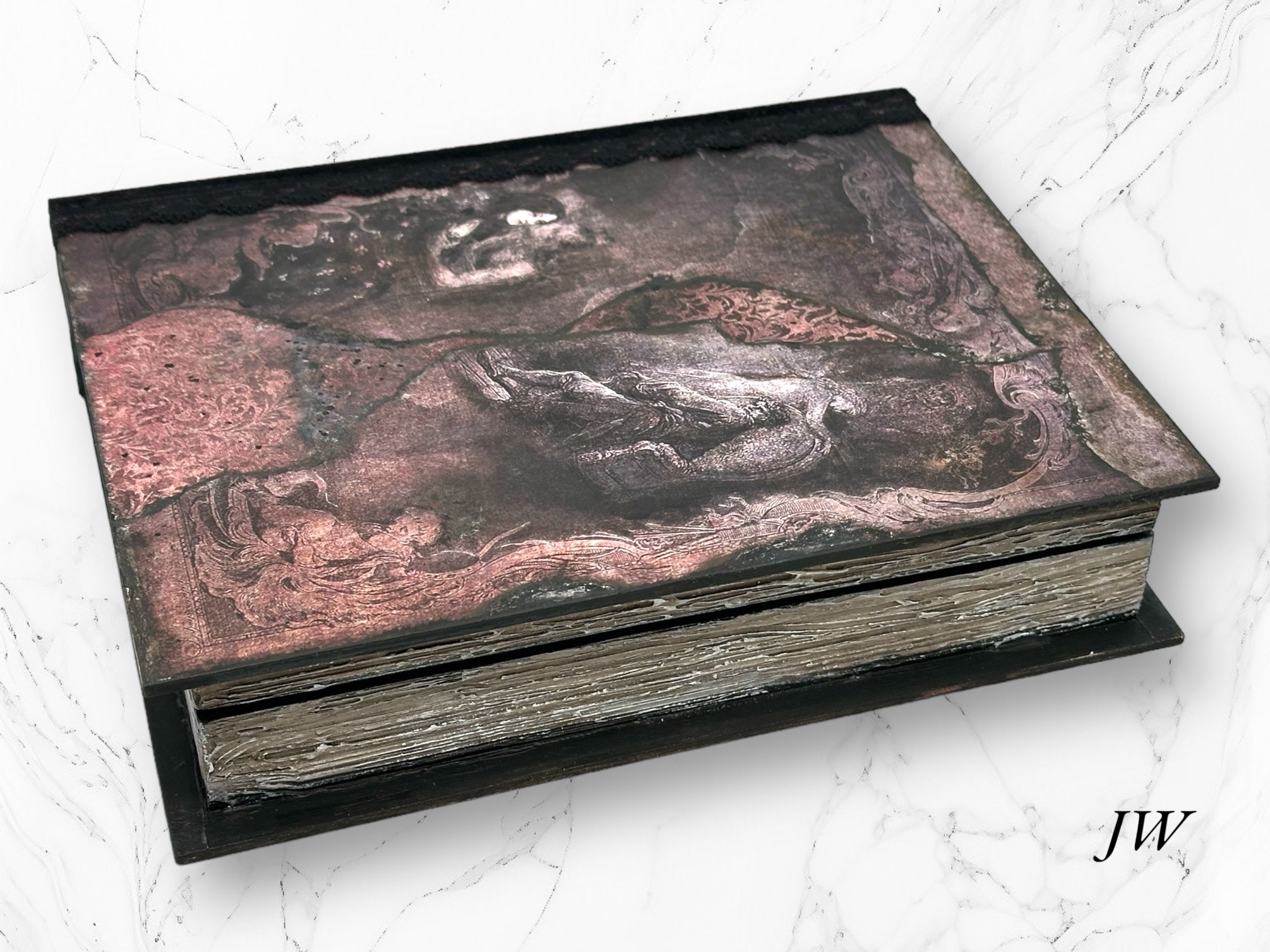 Book-box, Keepsake Box, Jewellery Box, Jewellry Box, Vintage Book-box ...