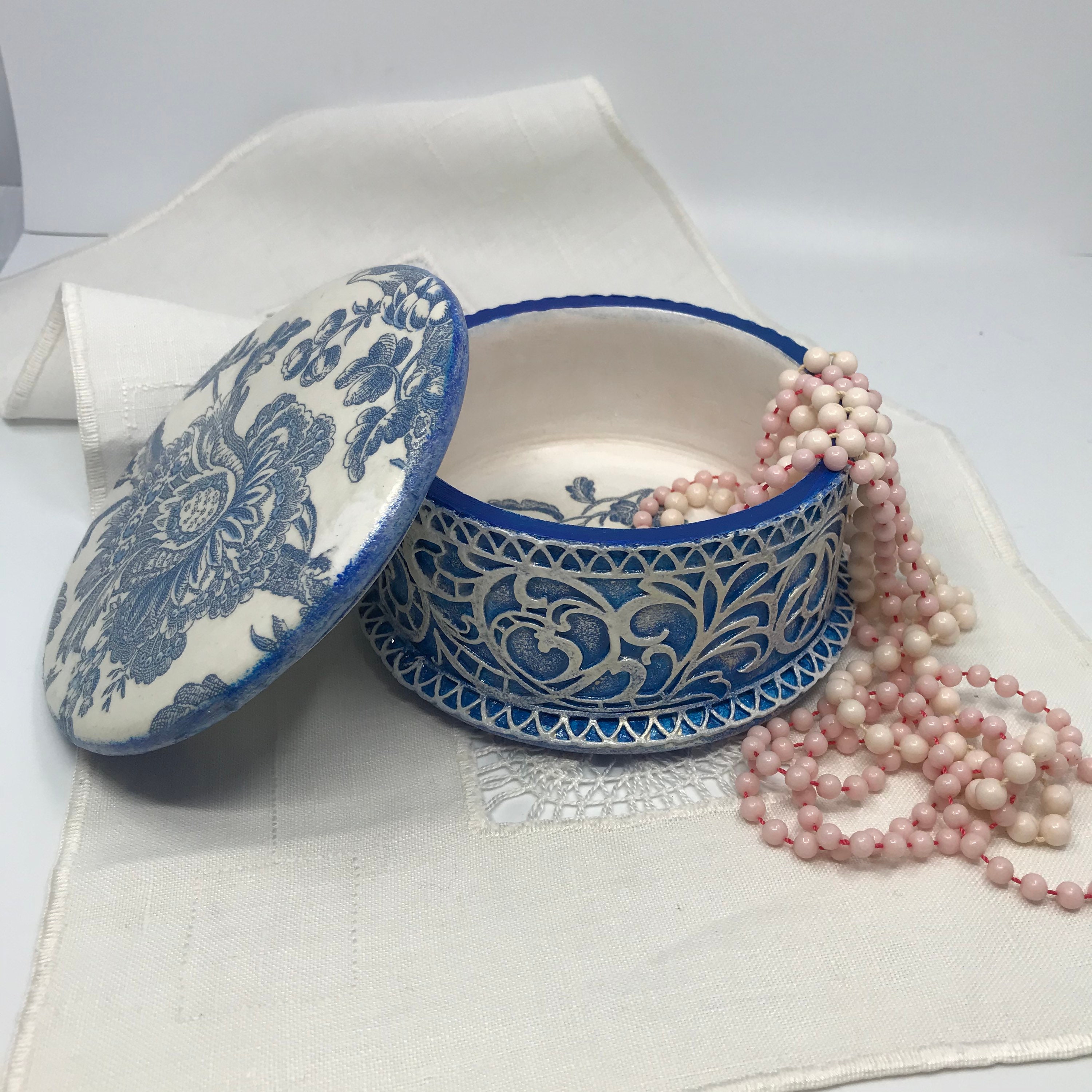 Jewelry Box Jewelry Round Box Keepsake Box Wooden Box - Etsy