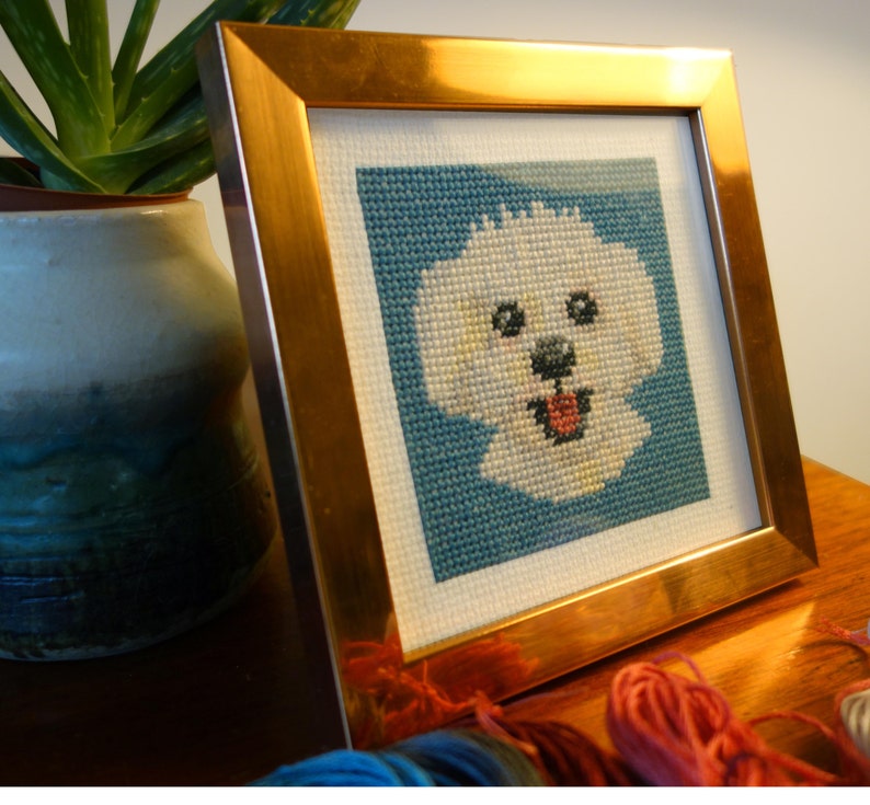 Bijon Frisé Dog Cross Stitch Pattern Instant Download - Etsy