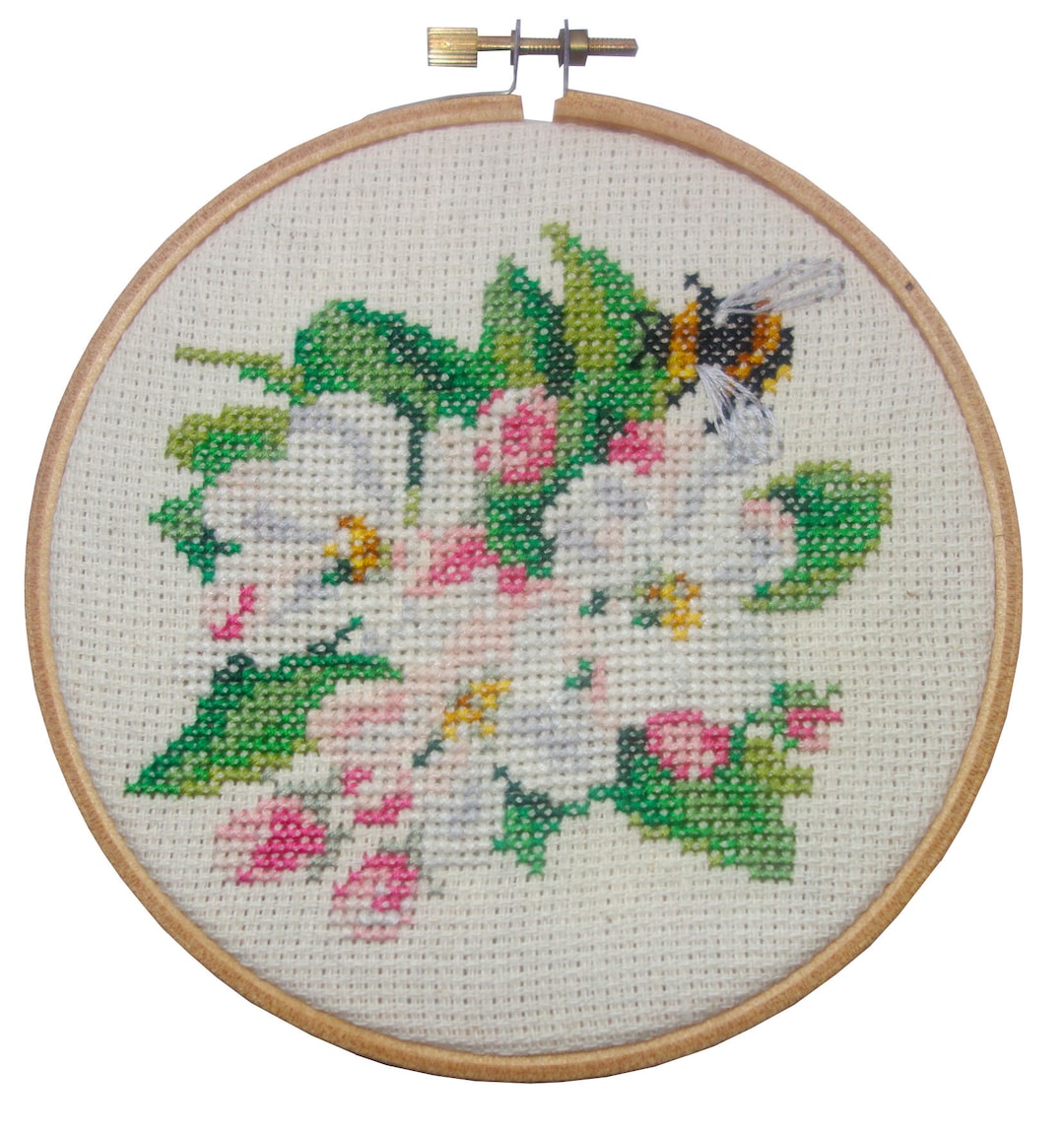 Apple Bloom Cross Stitch Pattern Instant Download - Etsy