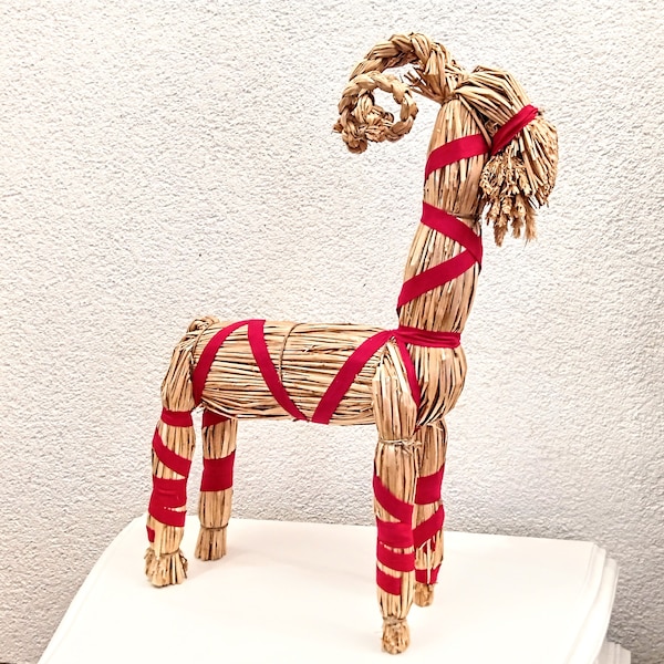 Swedish Straw Goat Vintage - Etsy UK