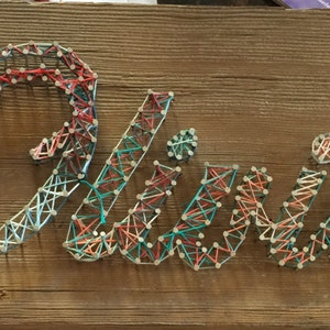 Custom Name String Art - Etsy