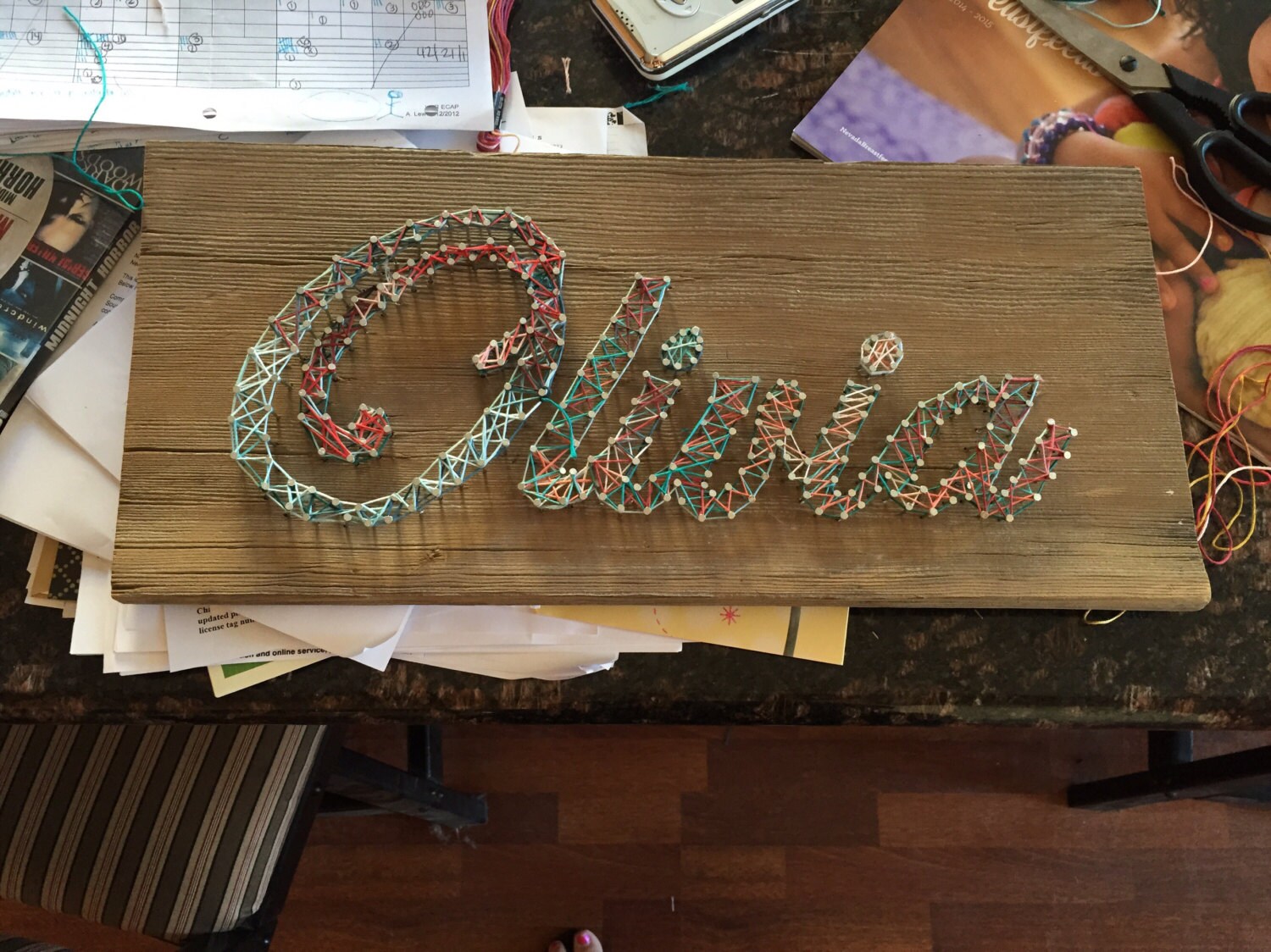 Custom Name String Art - Etsy