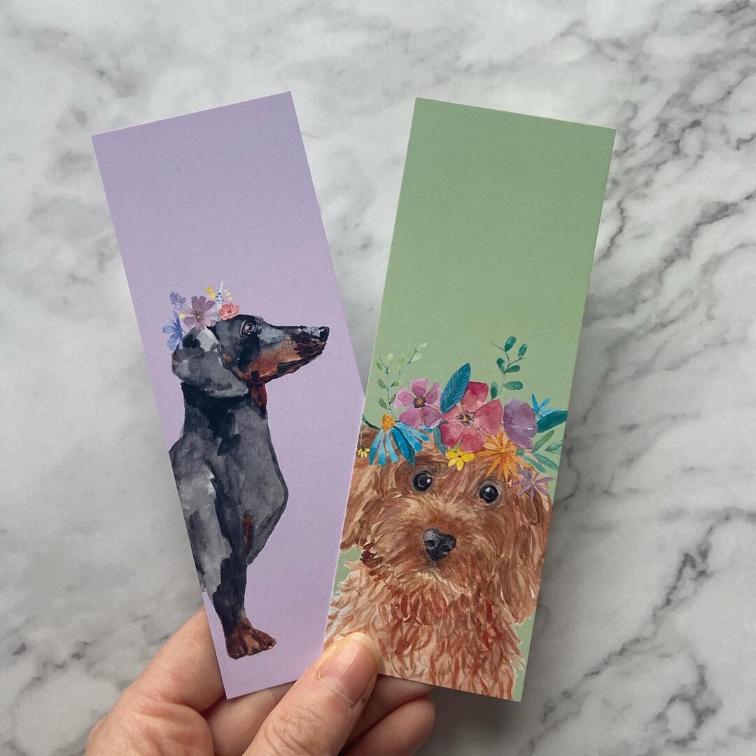 Dog Bookmarks, Dachshund Bookmark, Cavapoo Bookmark - Etsy UK