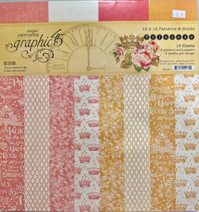 Graphic 45 PRINCESS Scrapbook Collection Super Bundle - Etsy