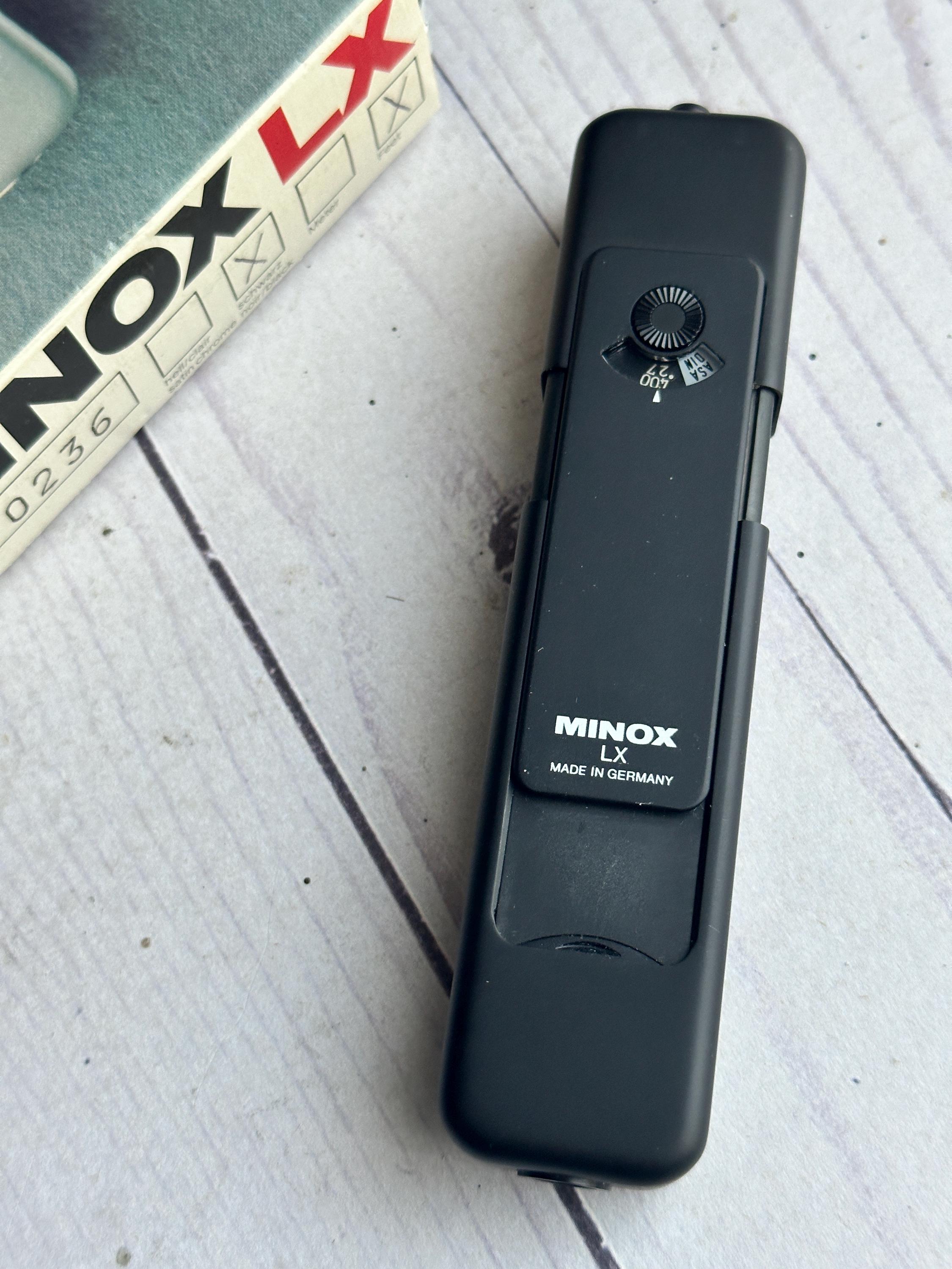 Vintage Minox LX Spy Camera. Rare Black Model. Plus Film and ...
