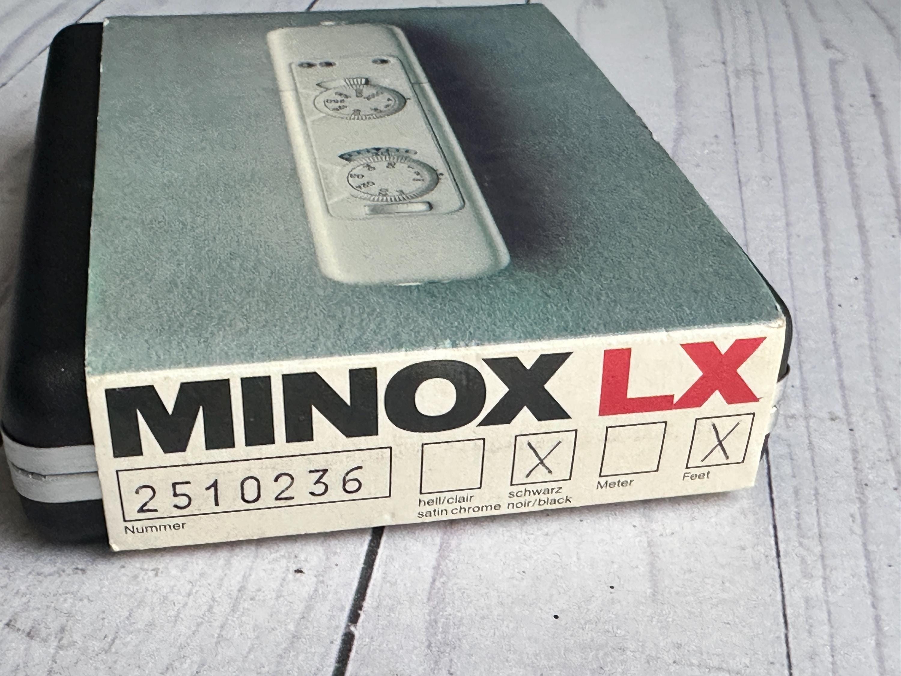 Vintage Minox LX Spy Camera. Rare Black Model. Plus Film and ...